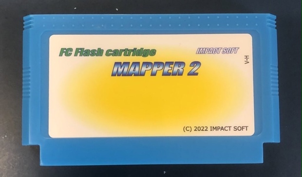 FC・FC互換機用MAPPER2フラッシュカートリッジ（BG切り替えスイッチ付き） - impact soft - BOOTH