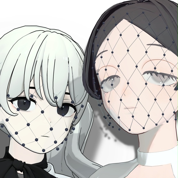 M@ROON/Grus French Net Veil - Tarooka - BOOTH