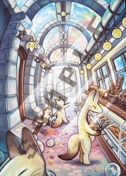 【複製原画】きつねの小さなパンやさん - Regulus - BOOTH