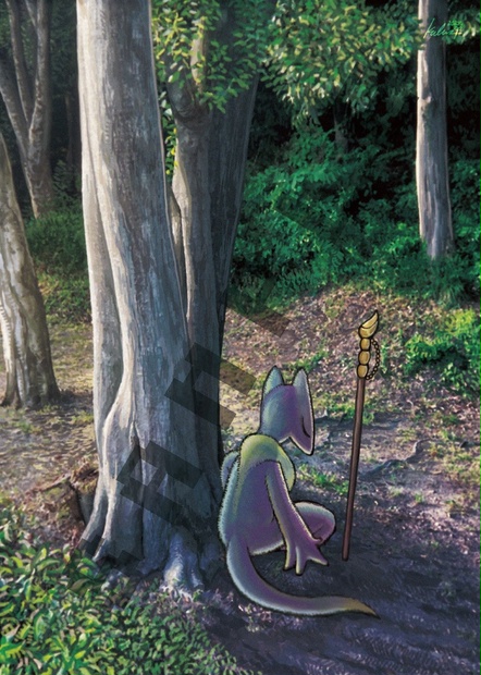 【複製原画】木陰で小休止 - Regulus - BOOTH