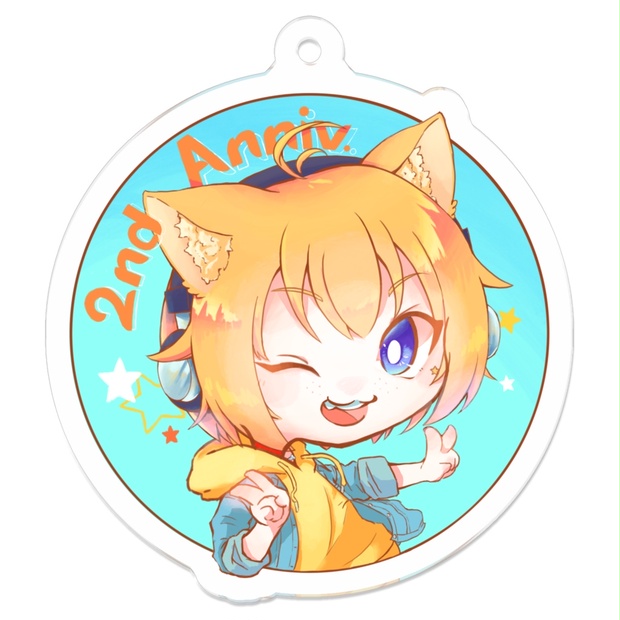 【アクキー50×50mm】天葉の2nd Anniv☆ - 天葉ぽちの犬小屋 - BOOTH