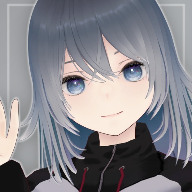 【無料/Free】Ao【VRChat / 3D model】 - siroihakumai - BOOTH