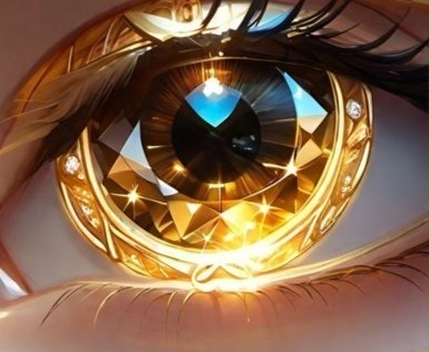 vroid gold eyes - tiink - BOOTH