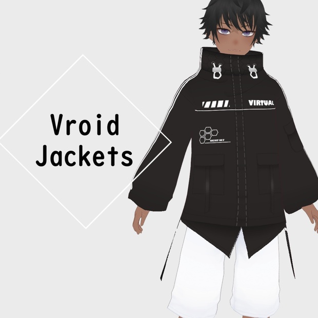 [Vroid] Jacket Pack (Free) - VThreads - BOOTH