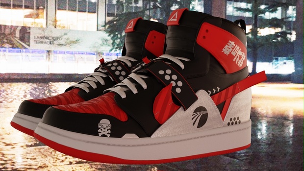 Nike tech shoes low poly game ready - crabman - BOOTH