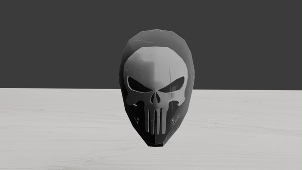 Skull mask for VRChat Avatars and world props. 「VRChatのアバターやワールド小道具用の ...