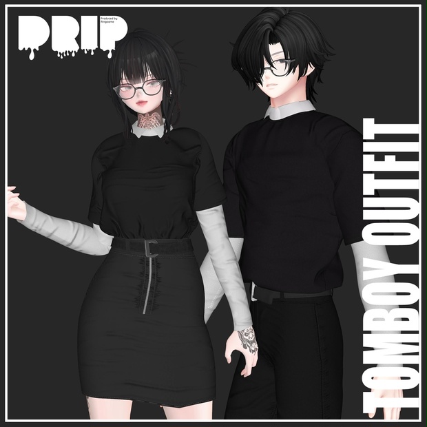 LF >【複数アバター対応】TOMBOY OUTFIT【VRChat想定】 | RipperStore Forums