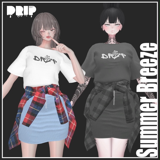 【複数アバター対応】Summer Breeze For Female【VRChat想定】 - DRIP - BOOTH