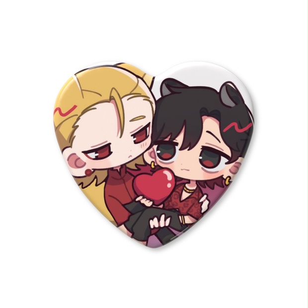 わなながハート缶バッジ - 低気圧屋さん - BOOTH