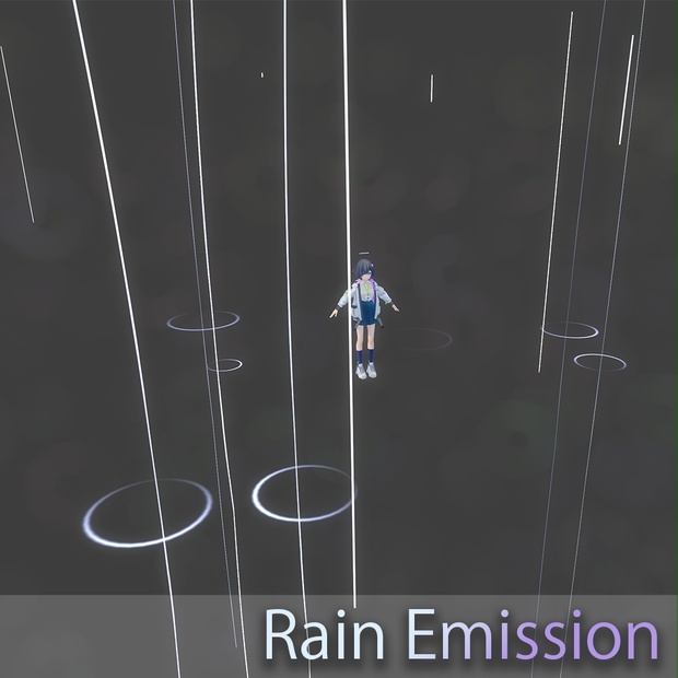 [VRC / Particle] Rain Emission / 雨パーティクル - Qkunの作業部屋 - BOOTH