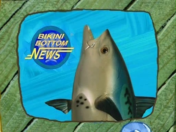 SpongeBob Announcer Fish Live2D Model - elitepotato - BOOTH