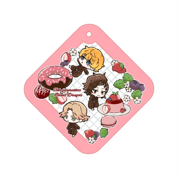 11BDいちご風キーホルダー - みるアドレナリン - BOOTH