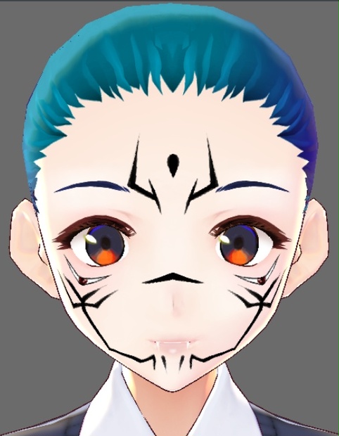 Sukuna Face VRoid - mishashop - BOOTH