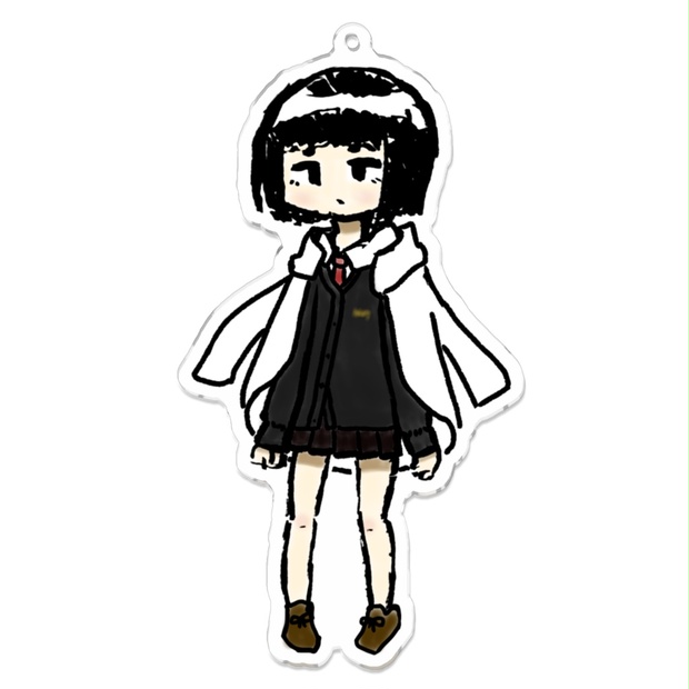 格安よわよわ秘書ちゃんキーホルダーS/M/L - 召喚士ちゃんの工房 - BOOTH