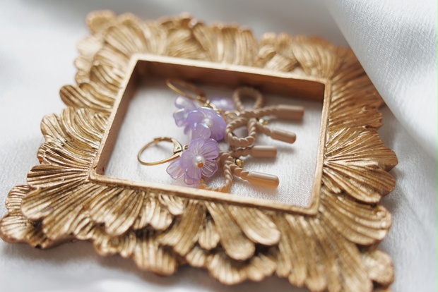 花束リボンの耳飾り - No.9 = BOOTH支店 = - BOOTH