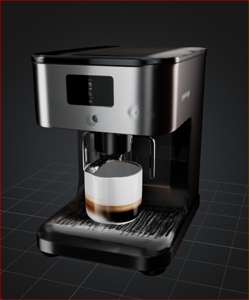 3DモデルVRCHAT 洗練されたモダンなコーヒーマシンのデザイン VRC - dealsshop - BOOTH