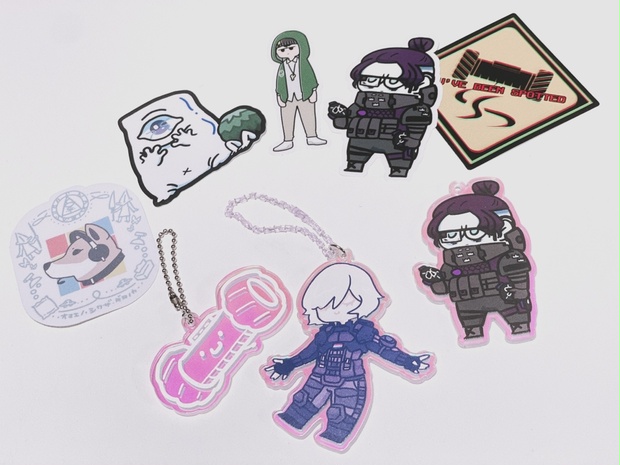 R6S/GW:T/SH アクキー・ステッカー - 【A4TH】 - BOOTH