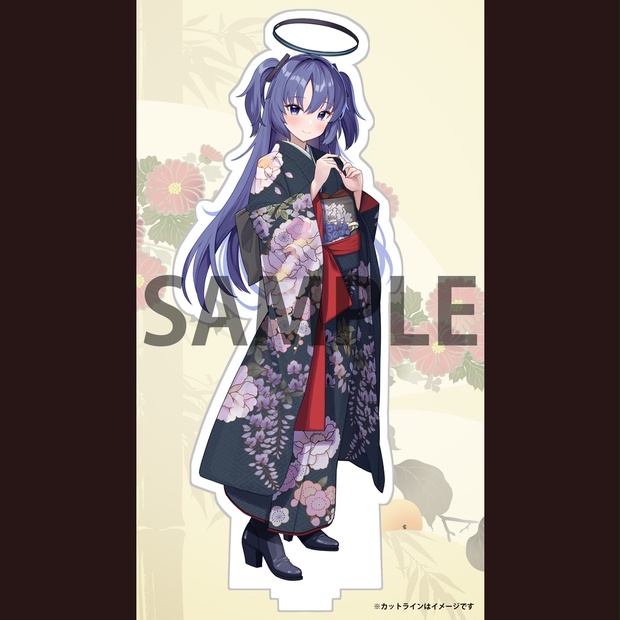 [ブルアカ]早瀬ユウカ振袖ver[アクリルスタンド15cmサイズ] - attribute - BOOTH