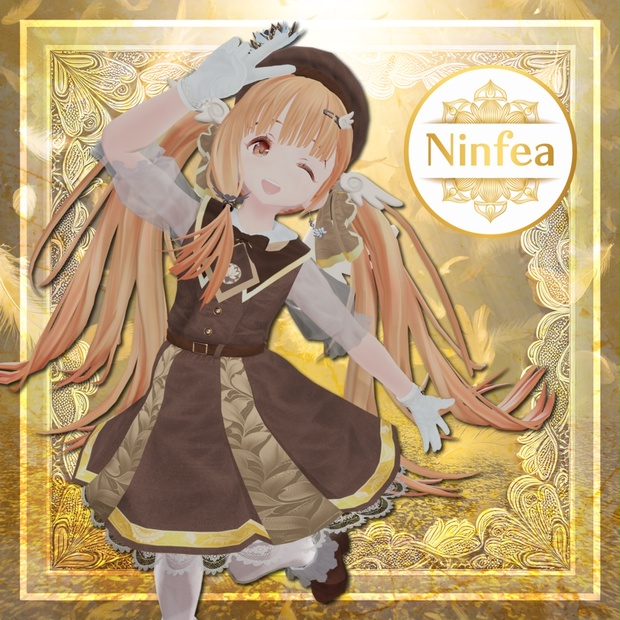 オリジナル3Dモデル―Ninfea(ニンフェア) - Yukika's Avatar Works - BOOTH