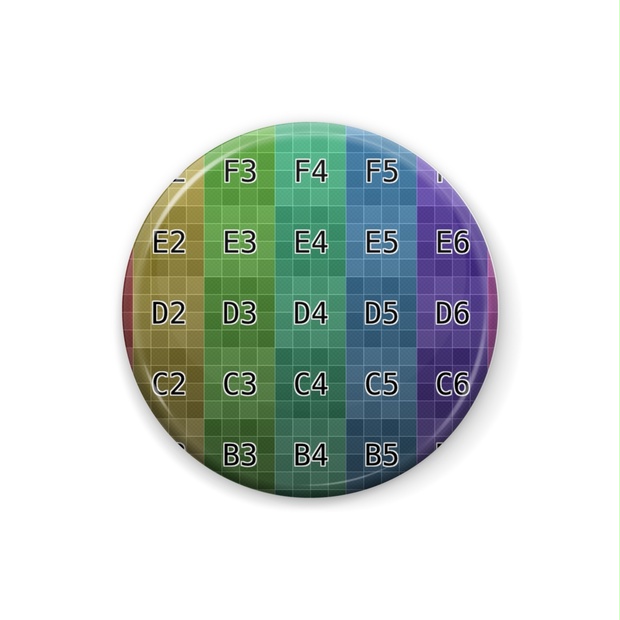 Color Grid 25mm - lab1092 - BOOTH