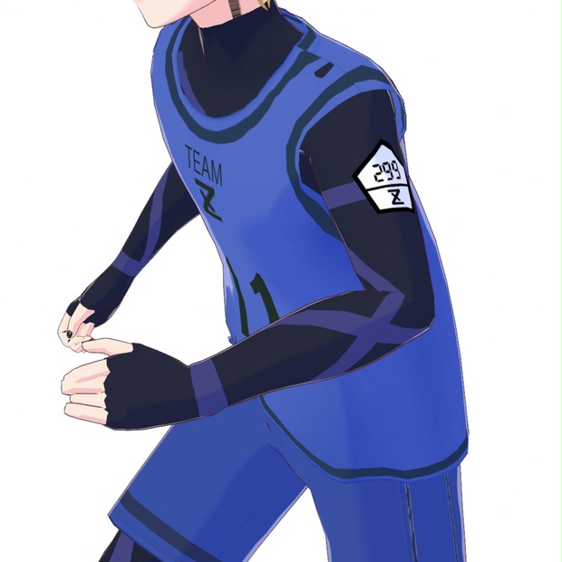 VROID Bluelock Costume by Tokonami Kaze ブルーロック - tokonamikaze - BOOTH