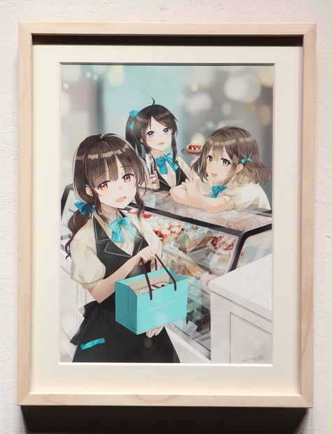 成瀬ちさと 複製原画15 「デパ地下制服コレクション2024」表紙【受注生産】 - ILLUST GALLERY TOLALA - BOOTH