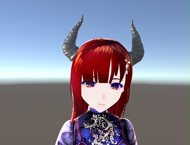 悪魔ツノ3Dモデル【ローポリ・ノーマルマップ付】 - Your3d Products - BOOTH