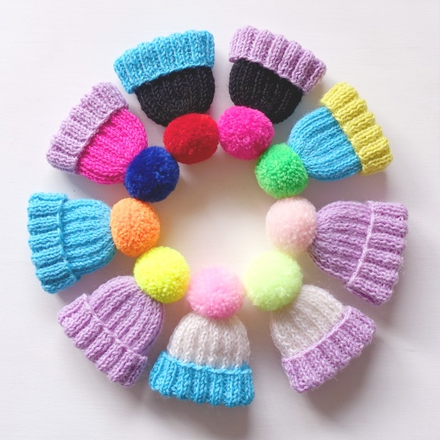 気まぐれニット帽(おもちゃ箱) - nui-no-mono - BOOTH