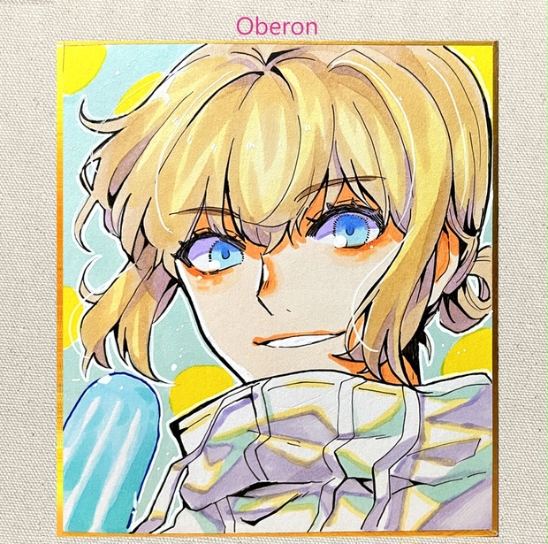 手描きフルカラー色紙【FGO】 - honchu - BOOTH