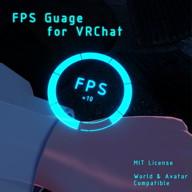 FPS Gauge for VRChat - hygn - BOOTH