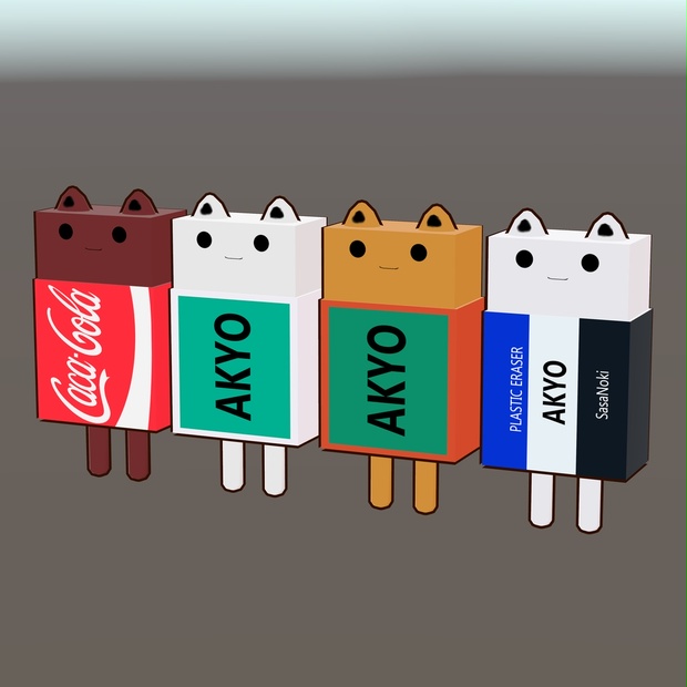 消しゴムakyo - ささのき商店 - BOOTH
