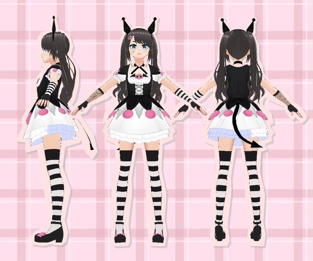 Kuromi Theme Dress - SalisaShop - BOOTH