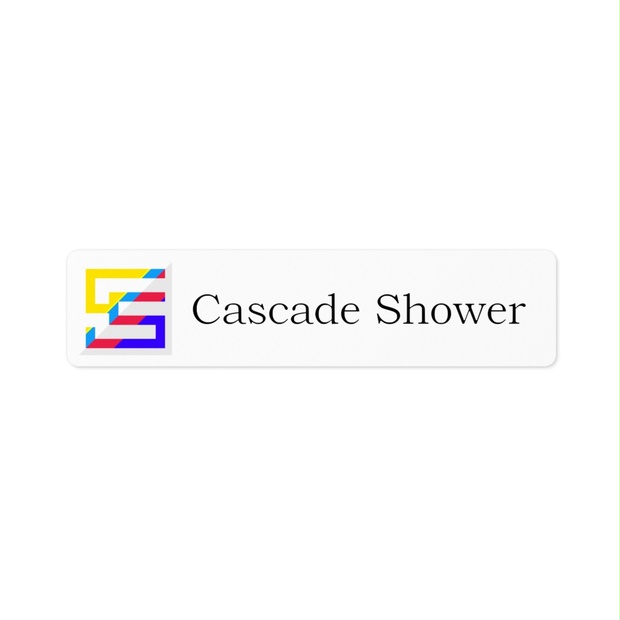 Cascade Shower ロゴステッカー - Cascade Shower - BOOTH