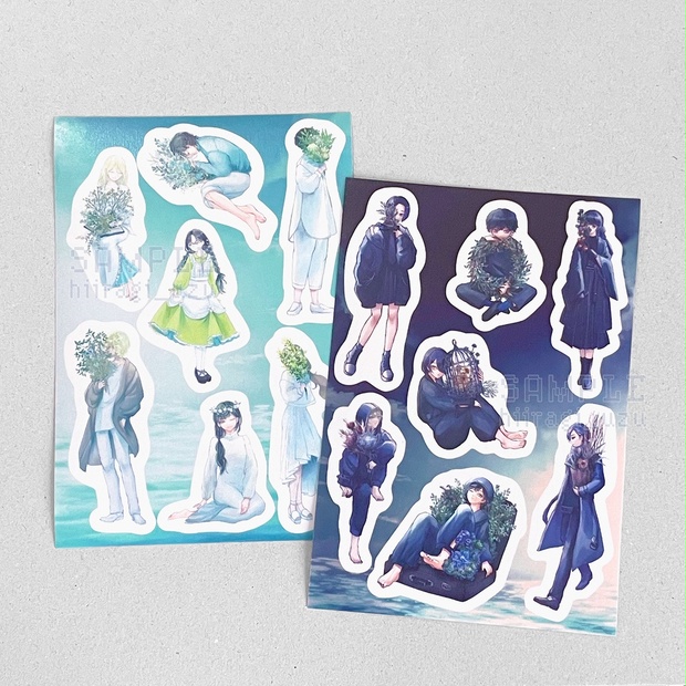 『植物と人』シール - HIIRAGI Uzu - BOOTH