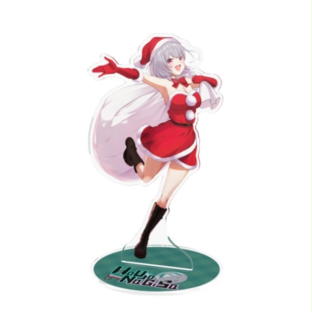 【黒なぎ&サンタ】北条なぎさ サンタver アクリルスタンド（15cm） - 北条なぎさのエデンショップ - BOOTH