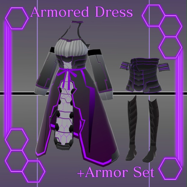 Armored Dress + Armor set - WarjyuLab - BOOTH