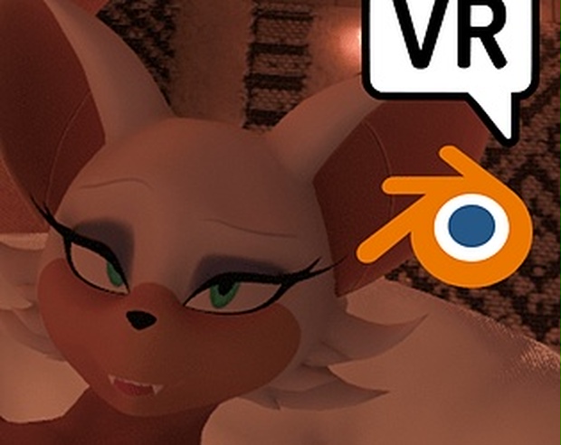 Rouge the Bat VRChat Avatar (Warfaremachine Port) - riolukidd - BOOTH