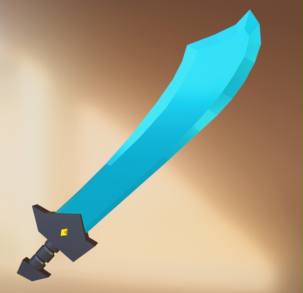 Melvor Idle Rune Scimitar - krantu - BOOTH