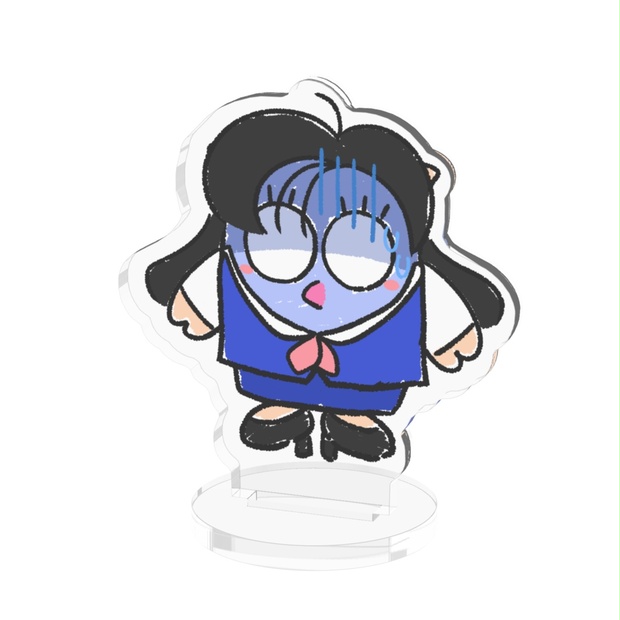 アクリルフィギュア(青ざめOLフッコ) - mutsugirl44 - BOOTH