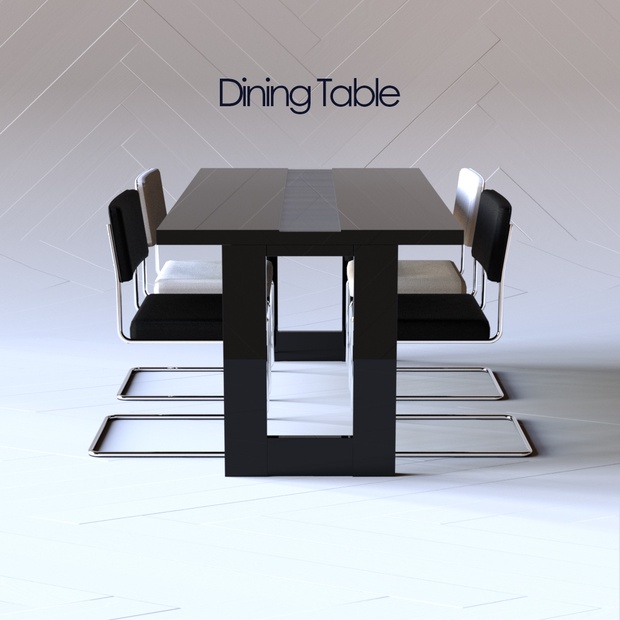 VRChat向け ダイニングテーブルセット - KOMONOBEYA - BOOTH