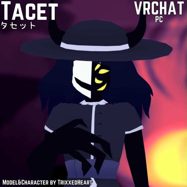 Shadow Queen Tacet | VRChat Avatar PC+Quest - Suit of Hearts - BOOTH
