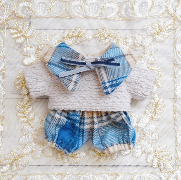 nui#61 bluecotton collar set - nüll - BOOTH