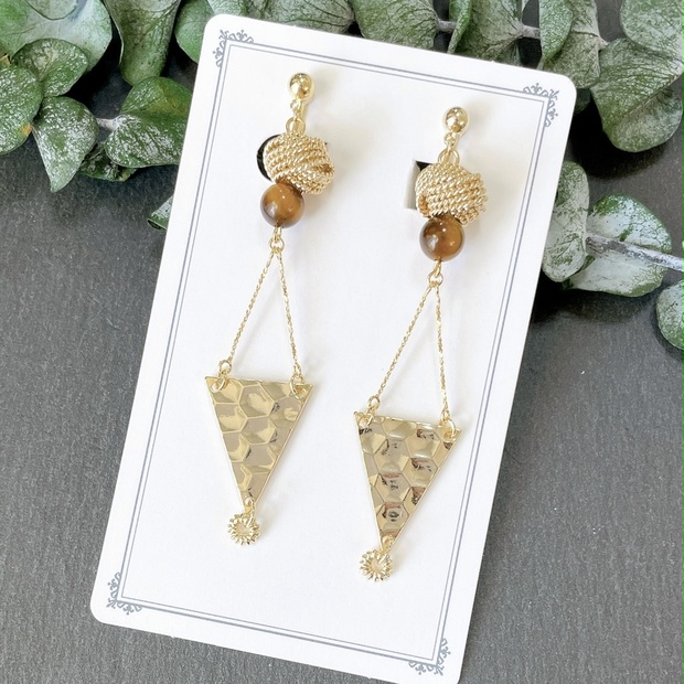 D4_arima6イヤリング（ピアス変更可） - KADO_handmade - BOOTH