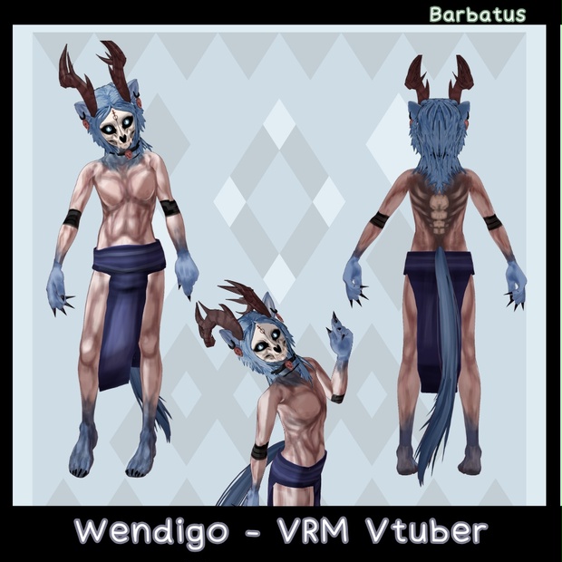 Wendigo 3D Vtuber (VRM) - Barbatus Store - BOOTH