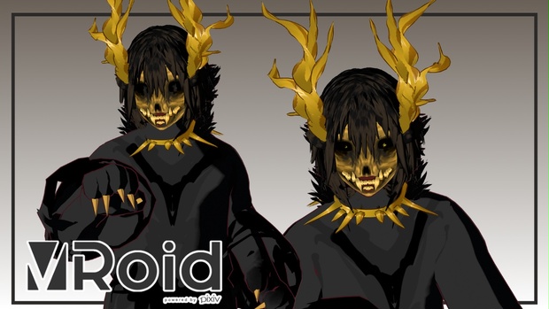 Reaper Vtuber (vroid and vrm file) - Barbatus store - BOOTH