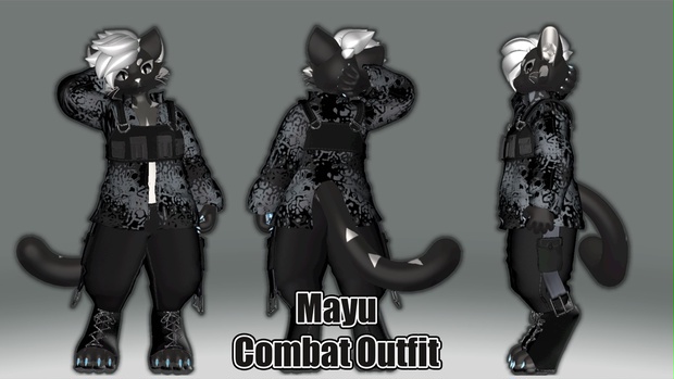 Mayu Combat Outfit • With Bonus Hat - sevynelevyn - BOOTH