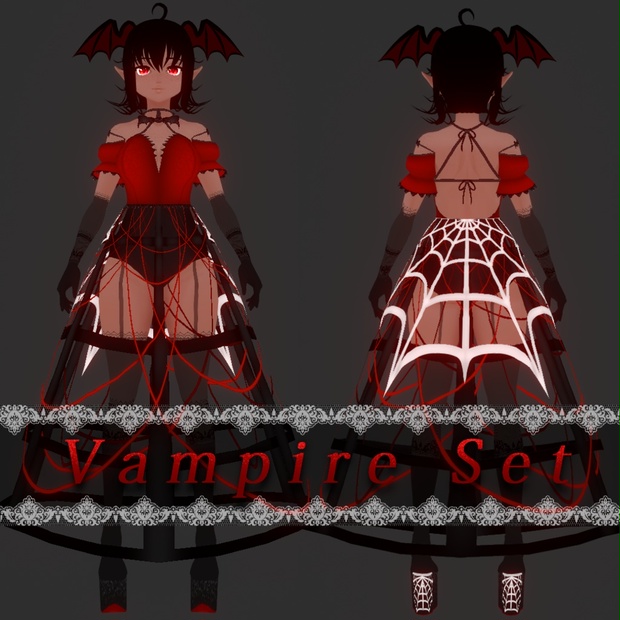 [Vroid] Vampire Set - Moving Shop ! - BOOTH