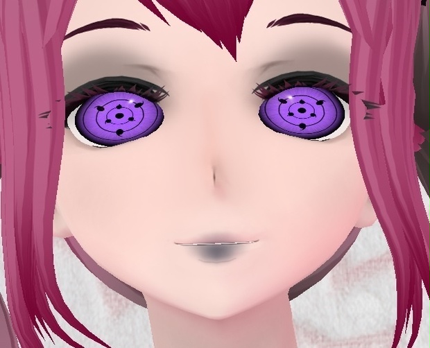 Rinnegan Eyes Purple VRoid Texture - Seighcho - BOOTH