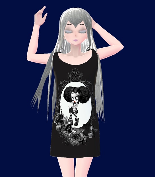 Gothic Nightgown (VRoid Texture) - Seighcho - BOOTH