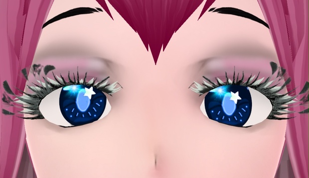 Blue sparkling eyes / Irises (VRoid Texture) - Seighcho - BOOTH
